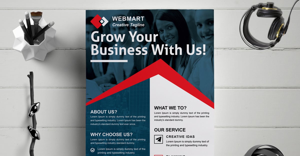 Business Start-Up Flyer Template #374836 - TemplateMonster