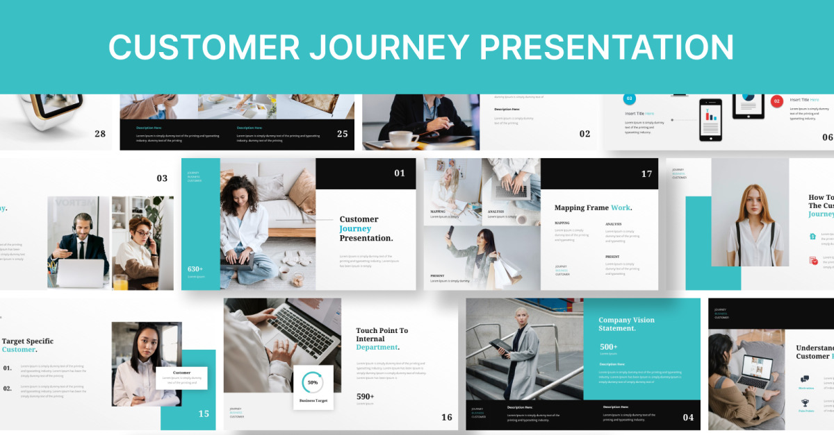 Customer Journey Keynote Presentation Template