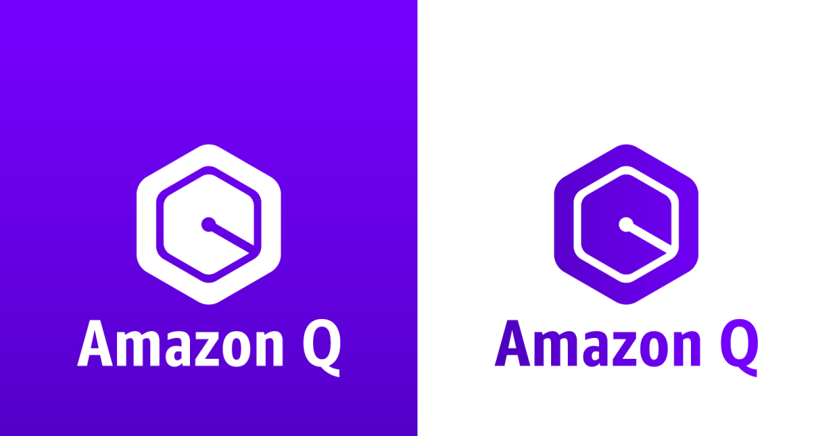 Logotipo de Amazon Q impulsado por IA generativa