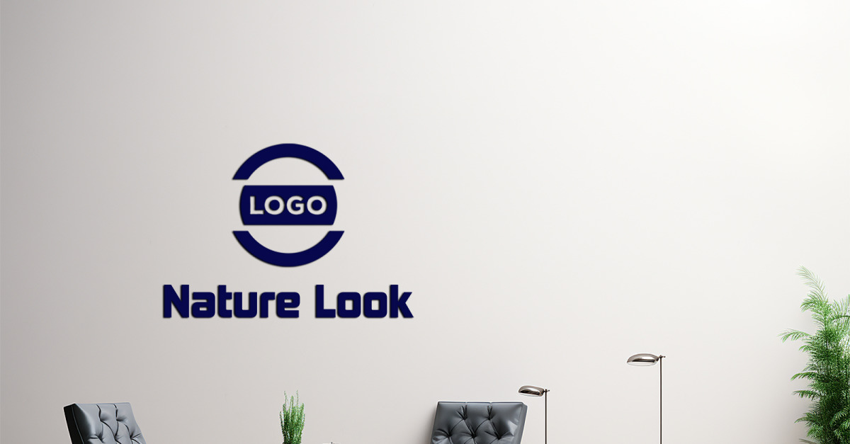 Interior Inside Wall Logo Mockup #375532 - TemplateMonster