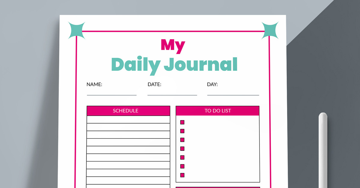 Daily Planner Layout Template #375693 - TemplateMonster