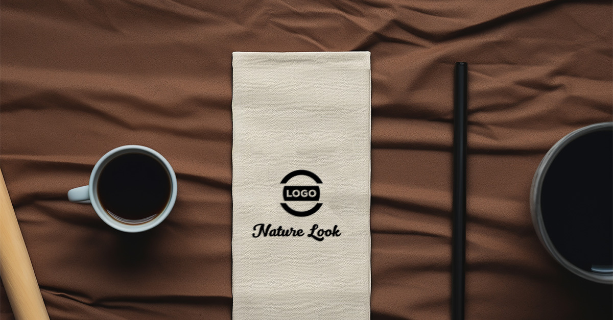 Fabric Logo Mockup Design #375605 - TemplateMonster