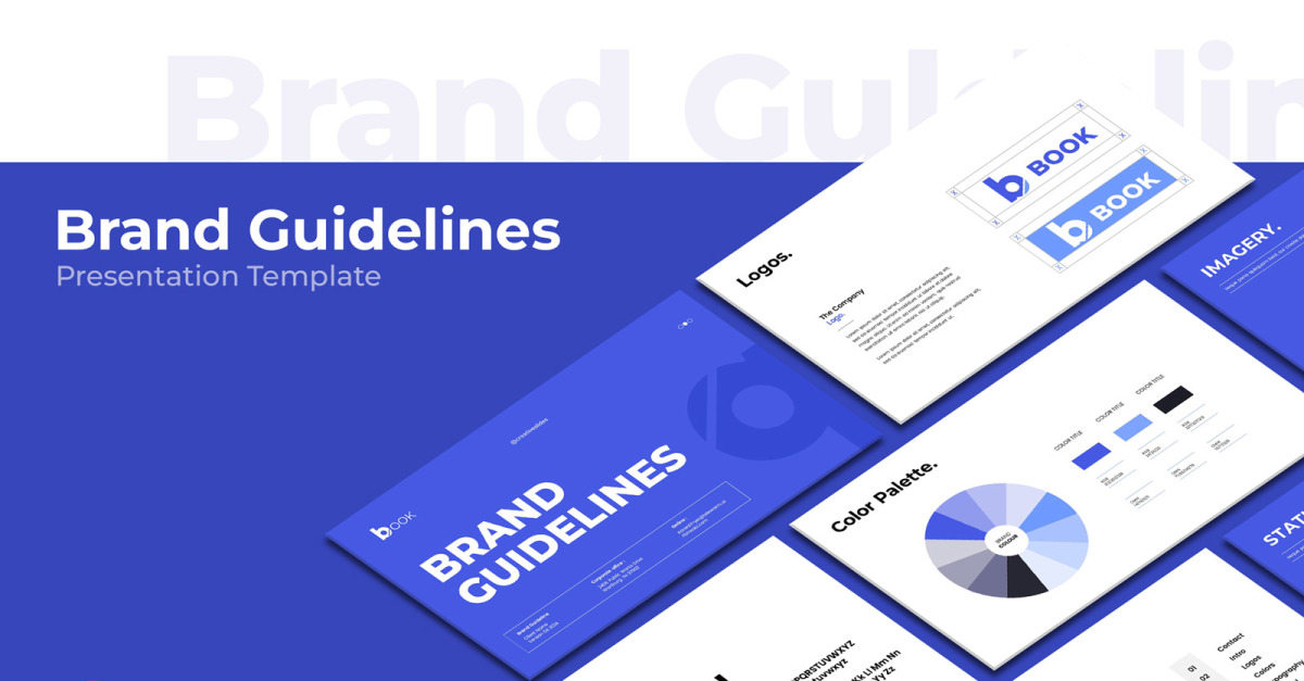 Brand Guidelines Minimal PowerPoint #376209 - TemplateMonster