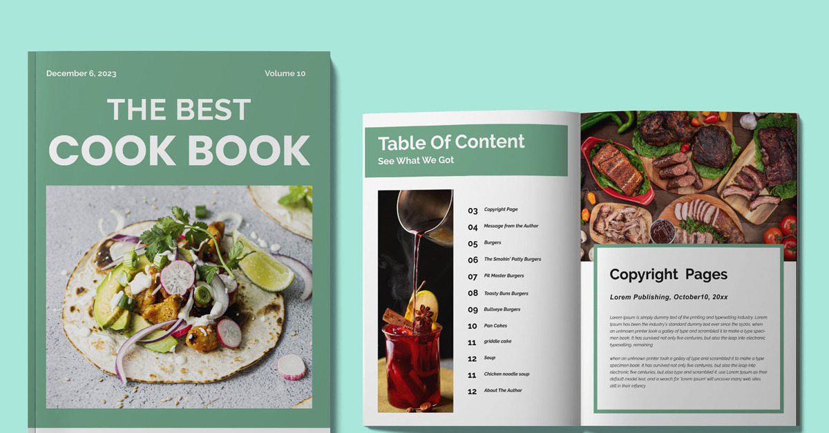Recipe Cookbook Templates #376306 - TemplateMonster