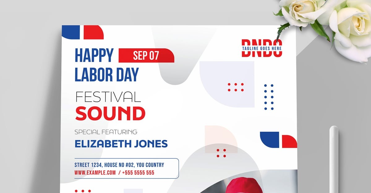 Happy Labor Day Template Layout #376677 - TemplateMonster