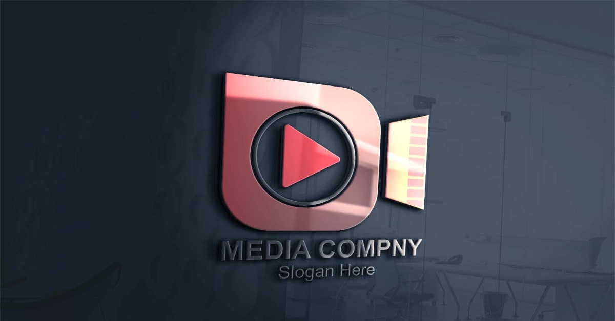Media Company Logo Template #376731 - TemplateMonster