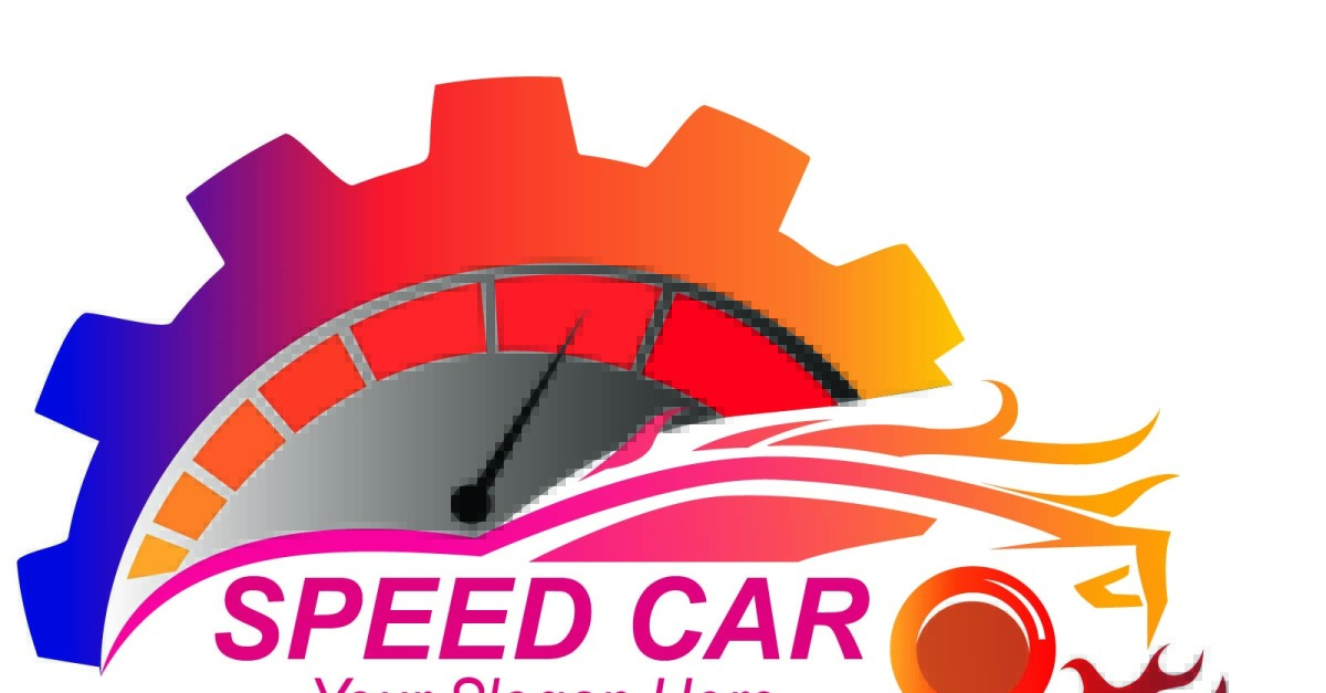 Speed Car Logo Template For All Cars - TemplateMonster