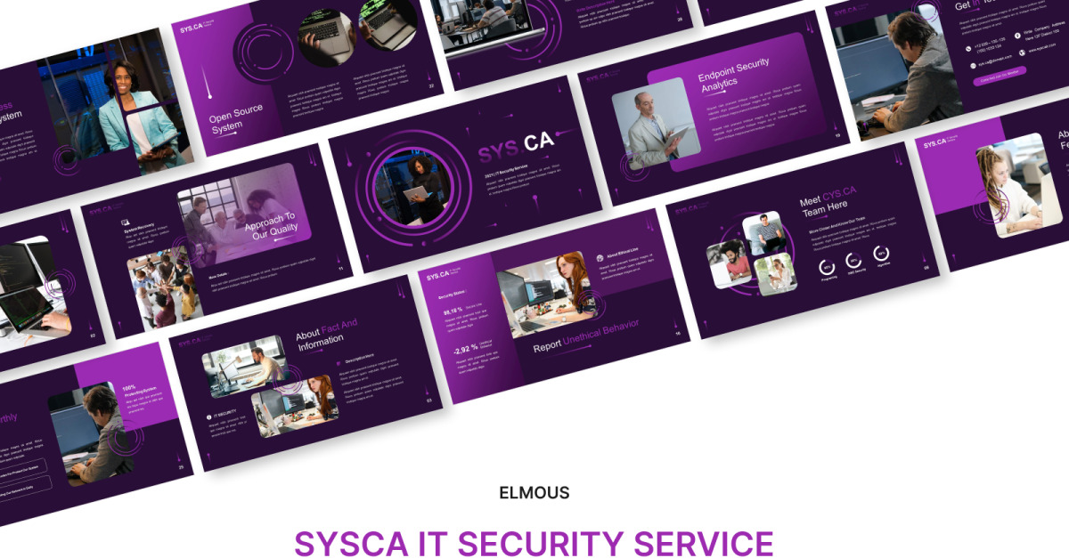 Sysca IT Security Service Keynote Presentation Template