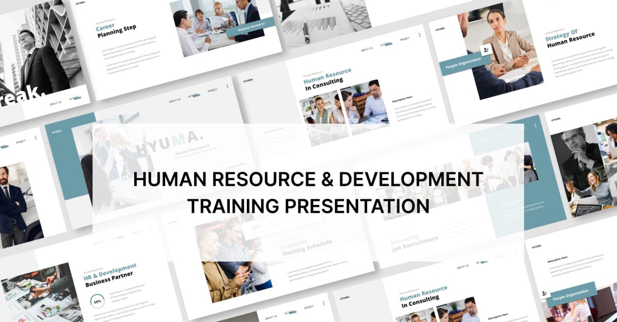 Hyuma - Human Resource & Development Training Google Slides Presentation Template