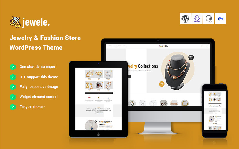 Jewele - Tema de WordPress para tienda de joyería y moda