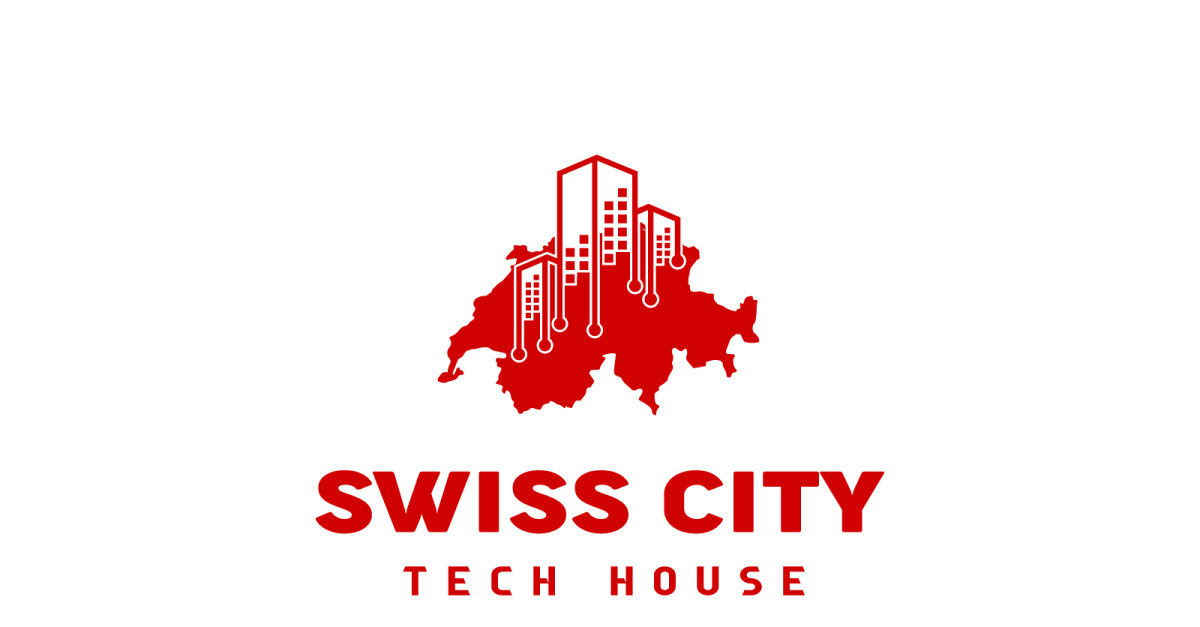 Smart Building Tech logo design template - TemplateMonster