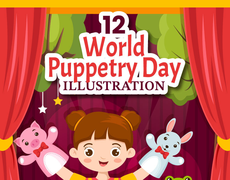 12 World Puppetry Day Illustration #377252 - TemplateMonster