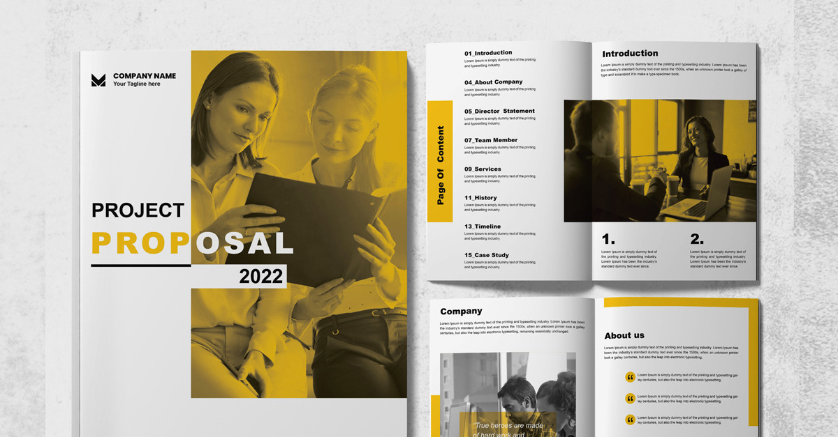 Full Project Proposal Template #377430 - TemplateMonster
