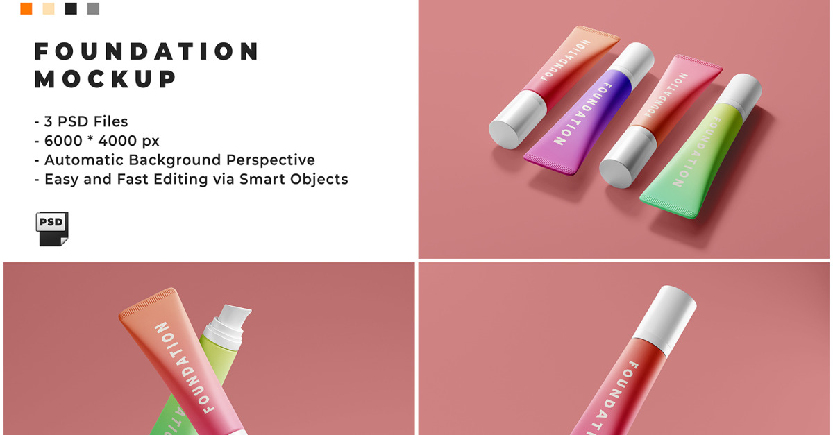 Foundation Mockup Template #377539 - TemplateMonster