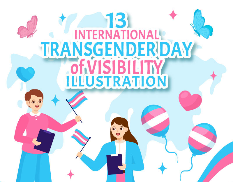 13 International Transgender Day of Visibility Illustration