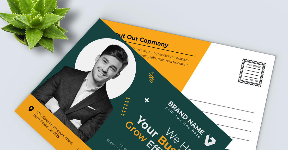 Ticari Kartpostal Şablonları #377550 - TemplateMonster