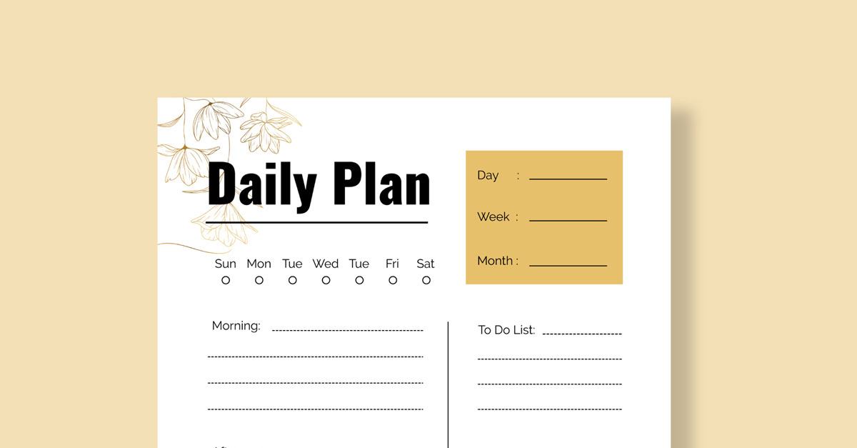 Weekly And Monthly Personal Planner #377558 - TemplateMonster