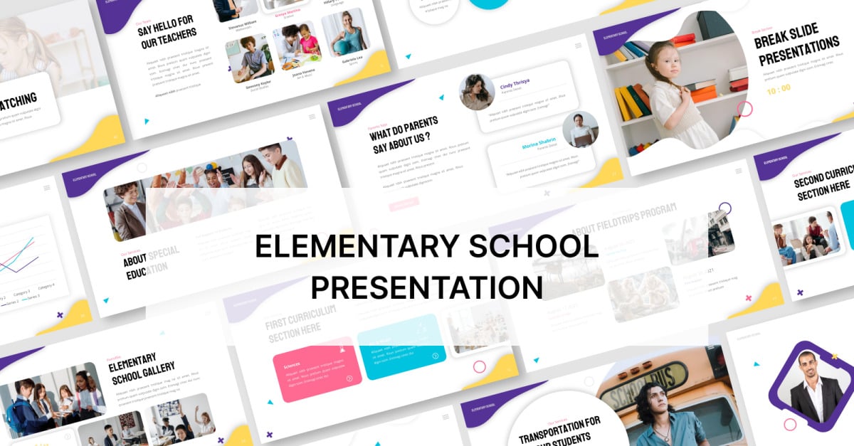Elementary School Google Slide Template Presentation