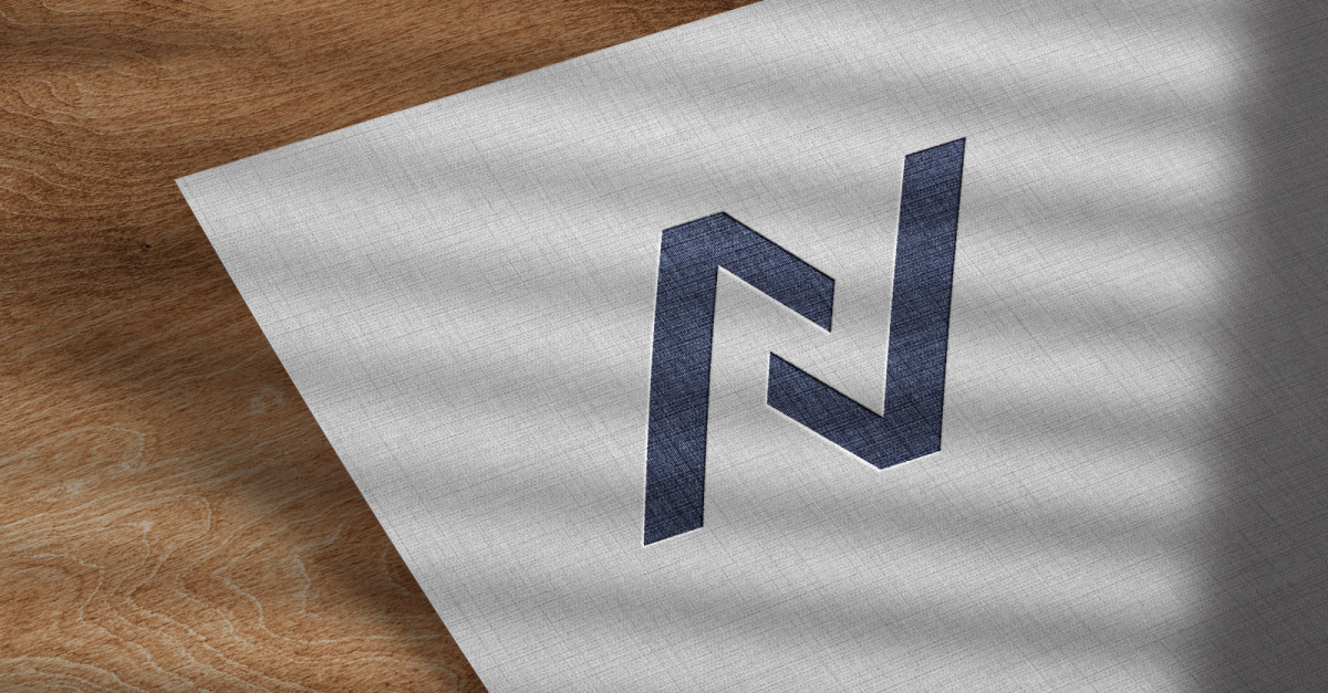 Monogram N letter logo template design - TemplateMonster