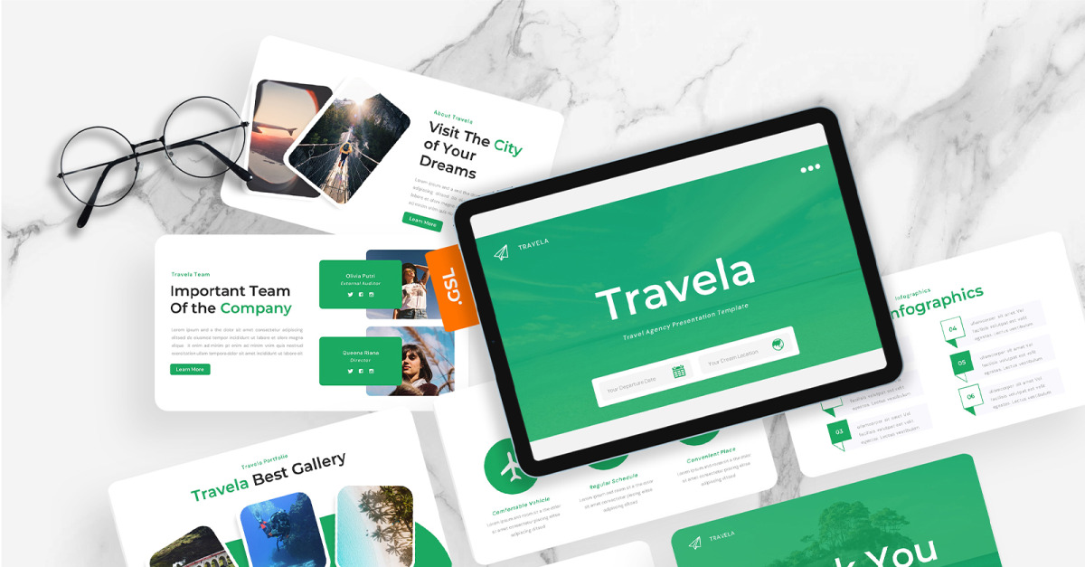 Travela - Travel Agency Google Slides Template
