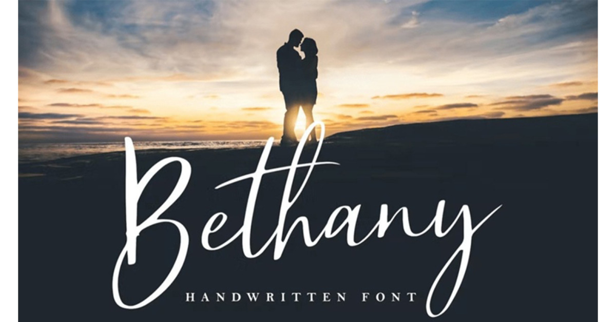 Bethany Script Font - Bethany Script Font - TemplateMonster
