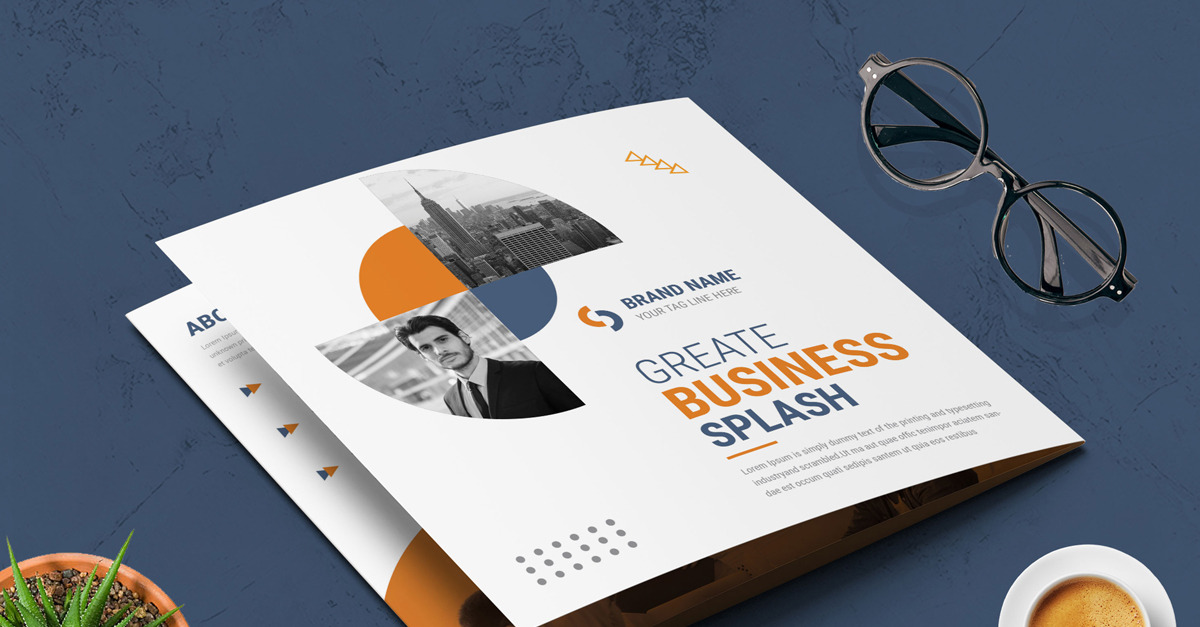 Corporate Squire Trifold Brochure Templates - TemplateMonster