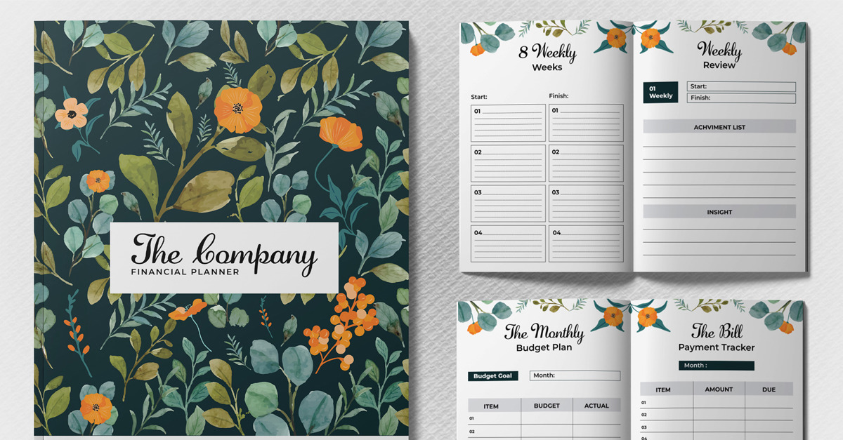 Annual Planner Notebook Template #379083 - TemplateMonster