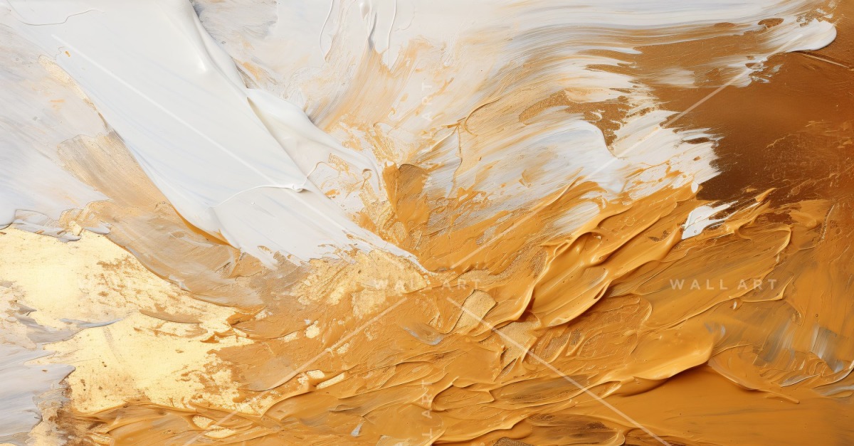 Elegante Wandkunst mit goldener Folie 3 - TemplateMonster