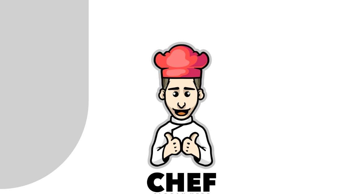 Cute chef kids logo template design #379237 - TemplateMonster
