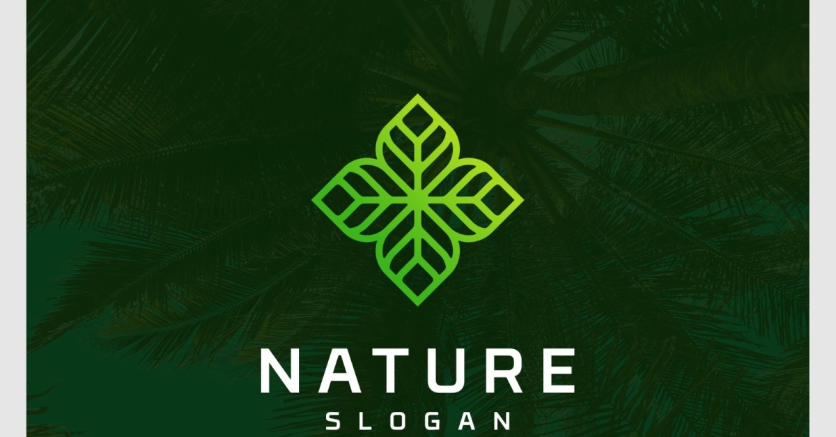 Çiçek Yaprak Dekorasyon Logosu #379479 - TemplateMonster