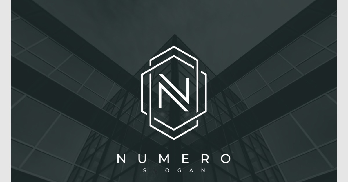 Letter N Minimalist Elegant Logo #379543 - TemplateMonster