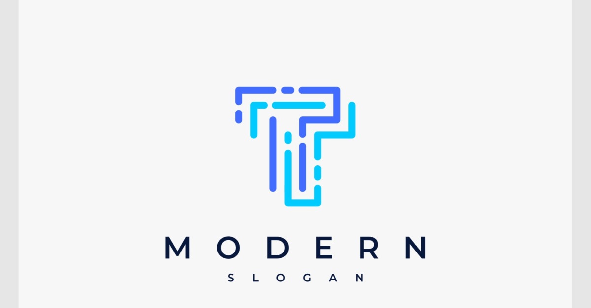 Digitální Logo Letter TT Technology #379857 - TemplateMonster