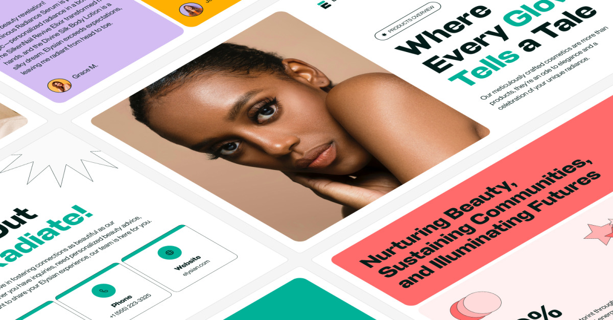 Modèle de présentation de produit — Elysian - TemplateMonster