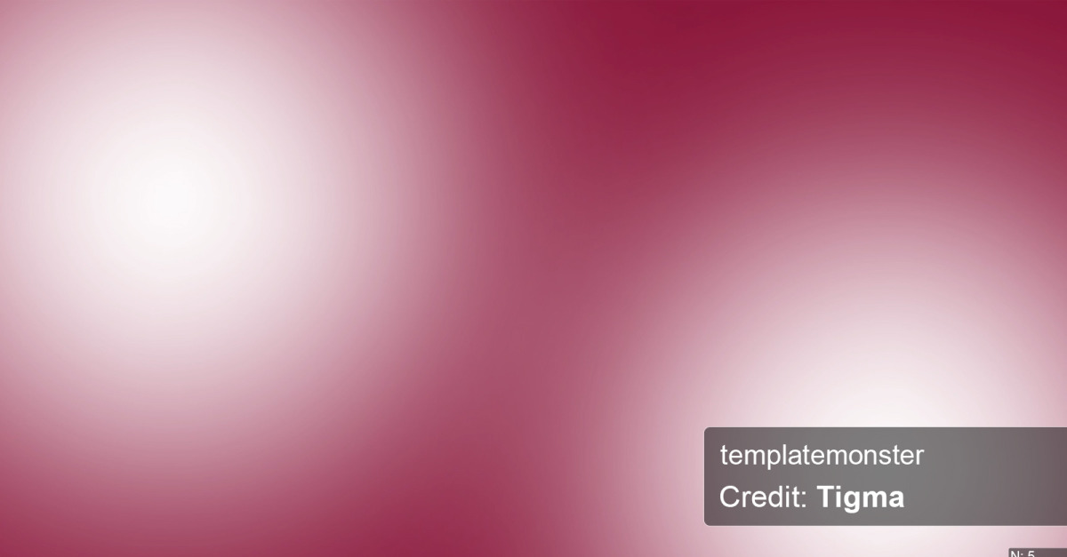 Roze en wit verloop met cirkelsanimatie - TemplateMonster