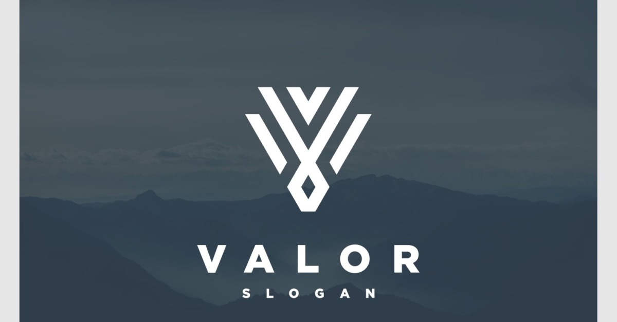 Letter V Modern Monogram Logo #380108 - TemplateMonster