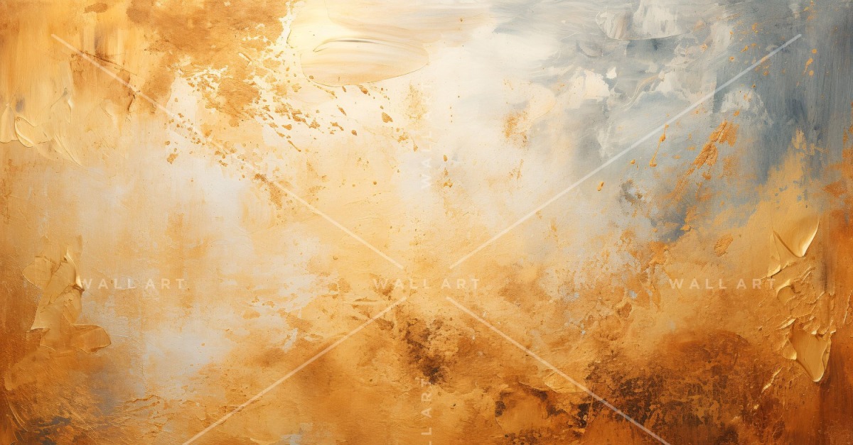 Golden Foil Art Abstract Expressions 10 - TemplateMonster