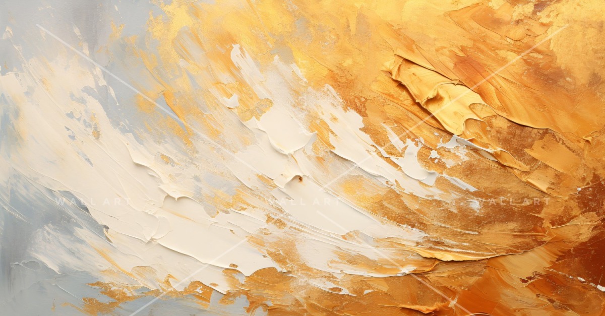 Elegante Wandkunst mit goldener Folie 21 - TemplateMonster