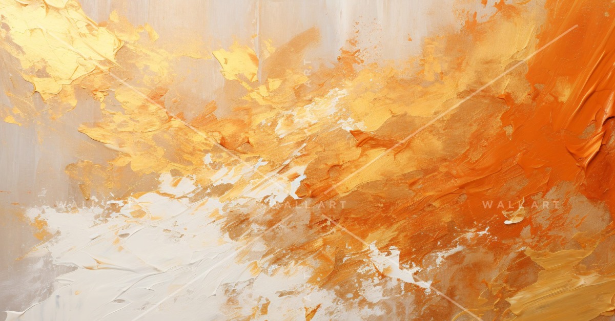 Elegante Wandkunst mit goldener Folie 28 - TemplateMonster