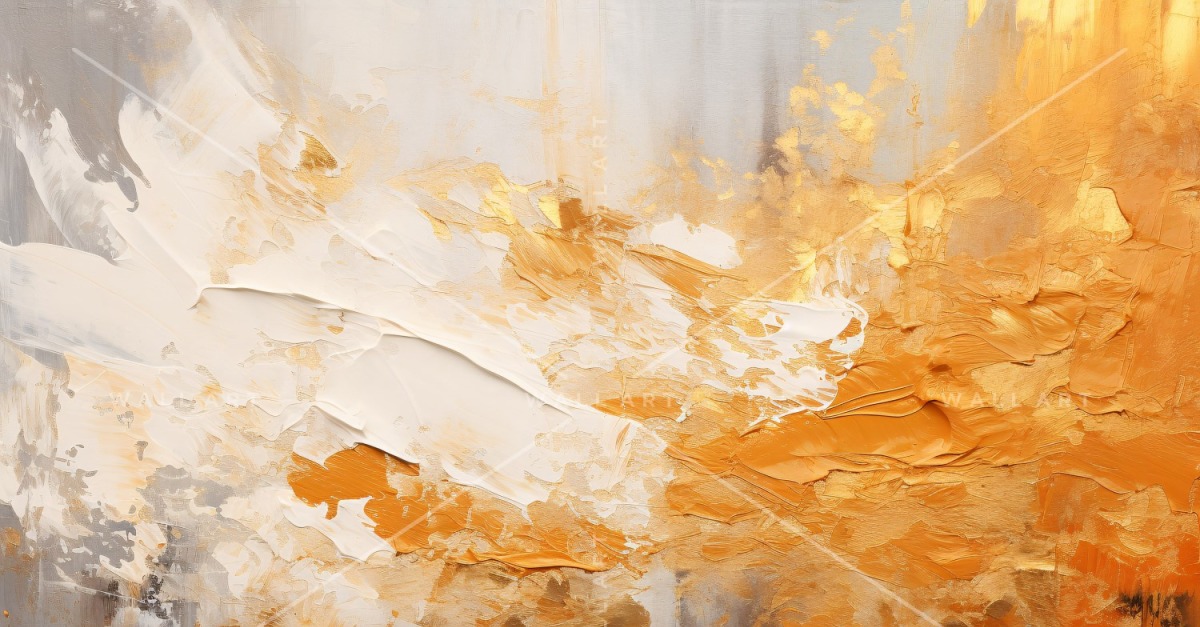 Golden Foil Art Abstract Expressions 23 - TemplateMonster