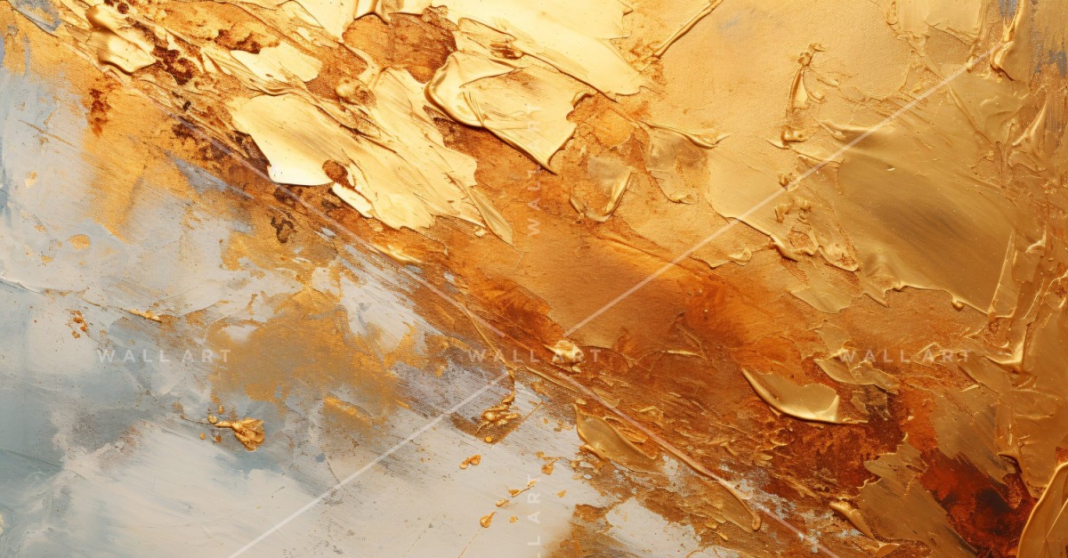 Golden Foil Art Abstract Expressions 32 - TemplateMonster