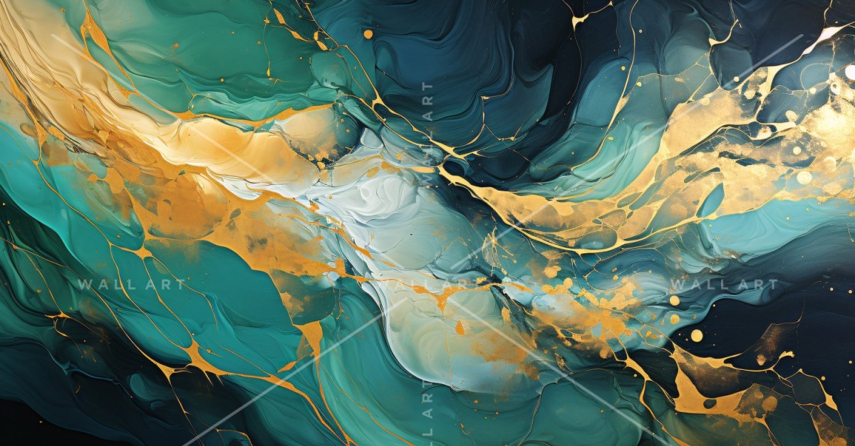 Luxurious Golden Foil Art for Printing 67 - TemplateMonster