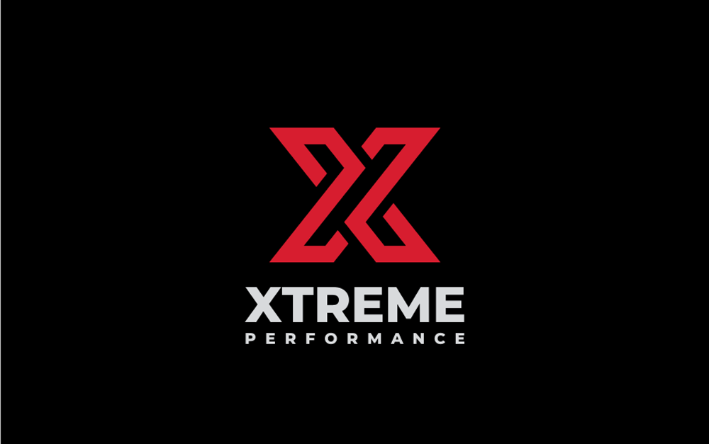 Xtreme Letter X Vektor-Logo-Design-Vorlage - TemplateMonster