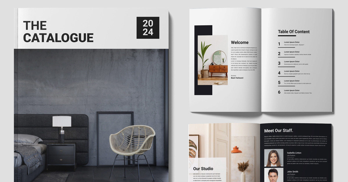 Layout del modello di catalogo prodotti - TemplateMonster