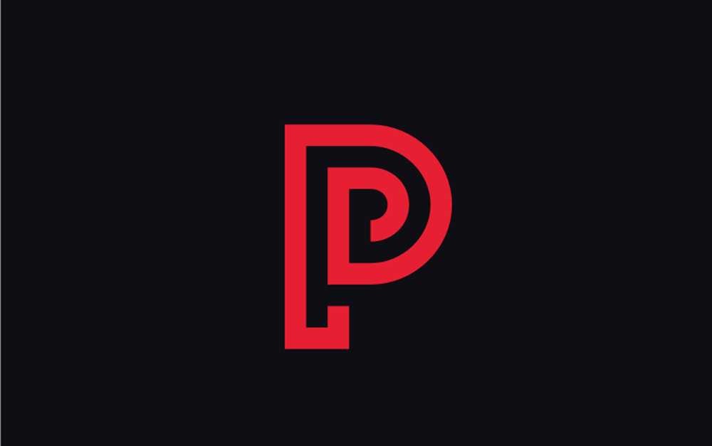 Pro Data Letter P PP PD logo design template