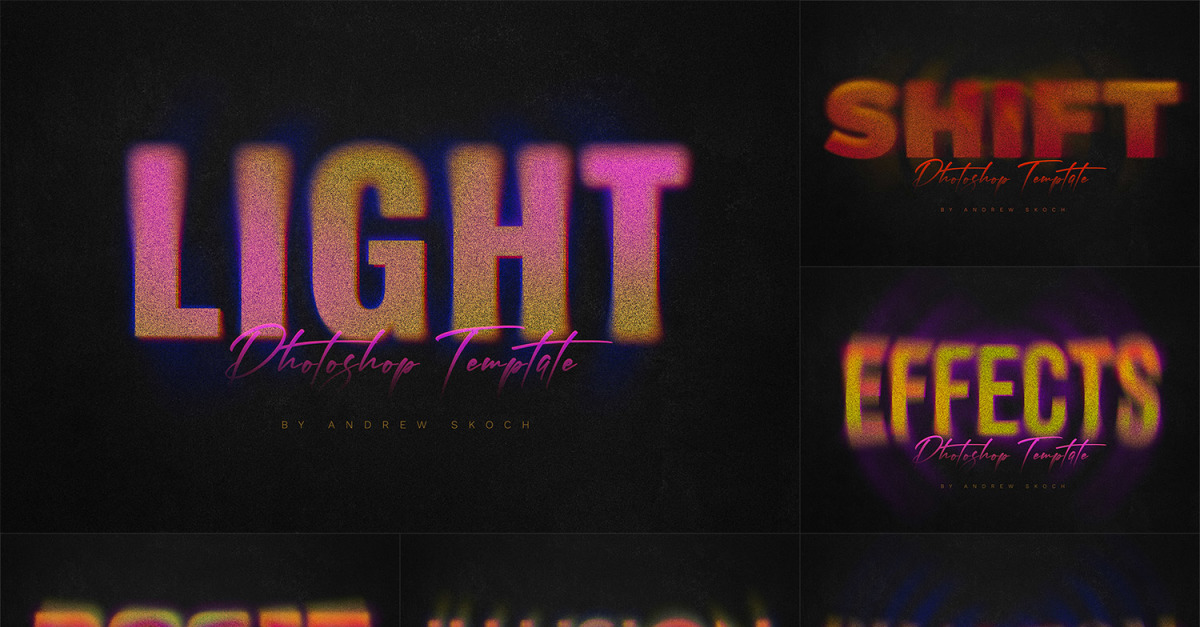 Gradient Blur Text Effect #381737 - TemplateMonster