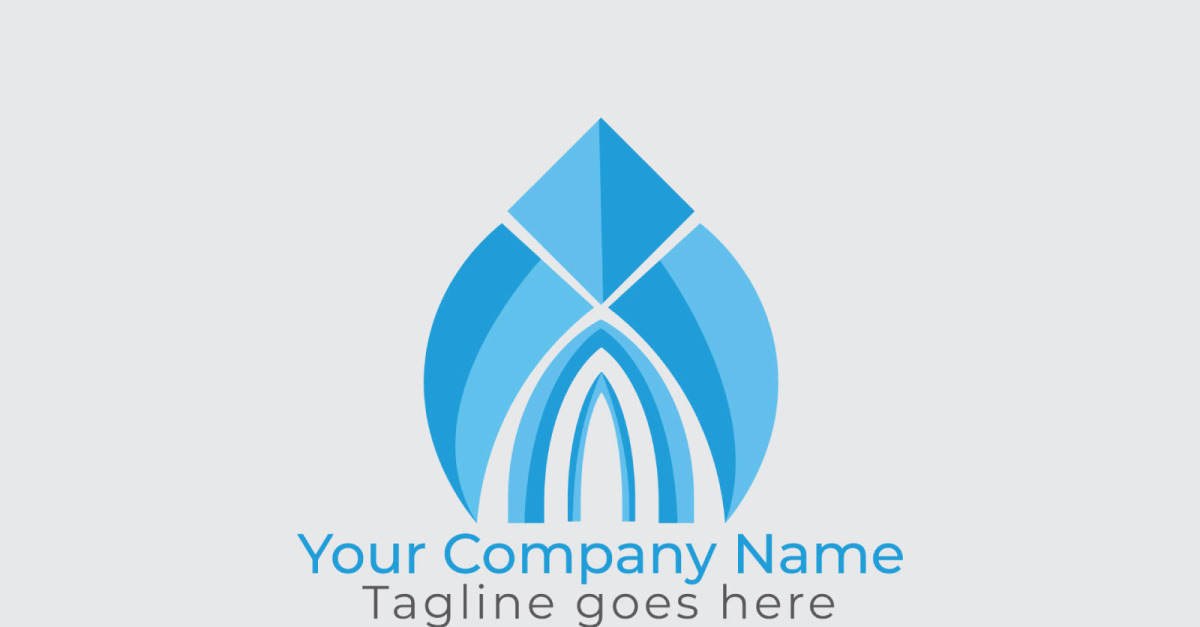 Modèle de logo symbolique islamique créatif et professionnel