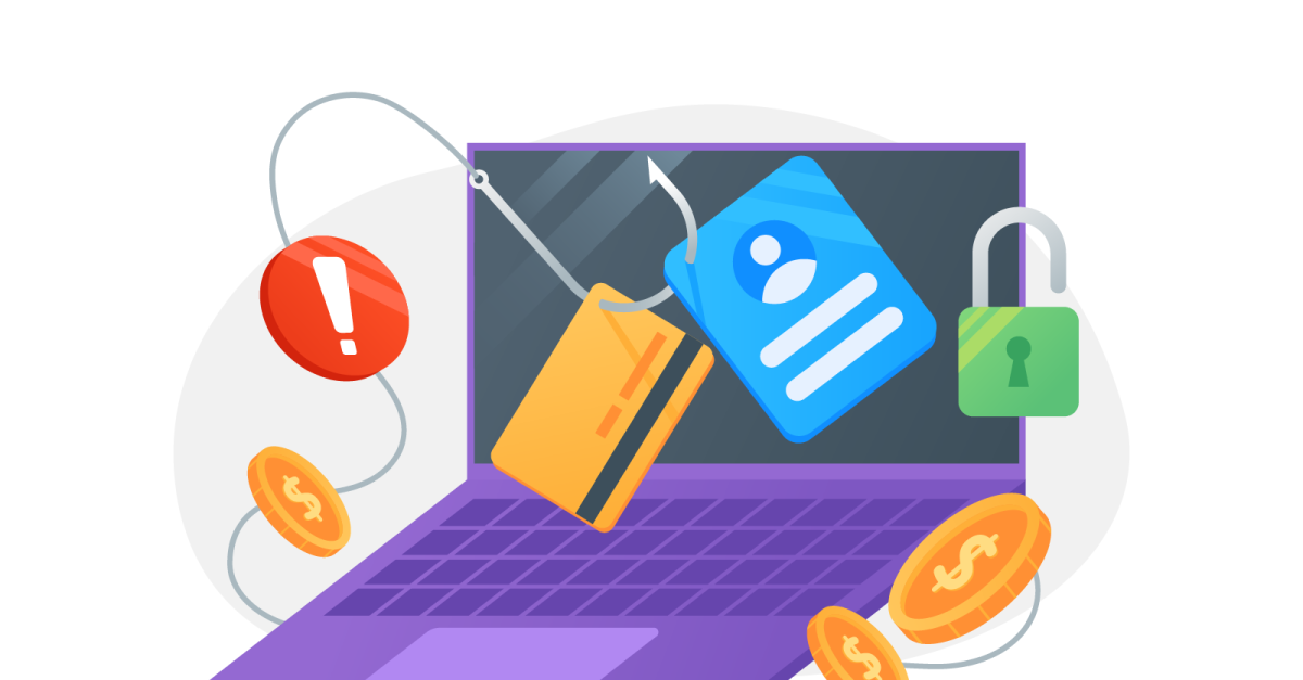 Phishing Vector Illustration #381804 - TemplateMonster