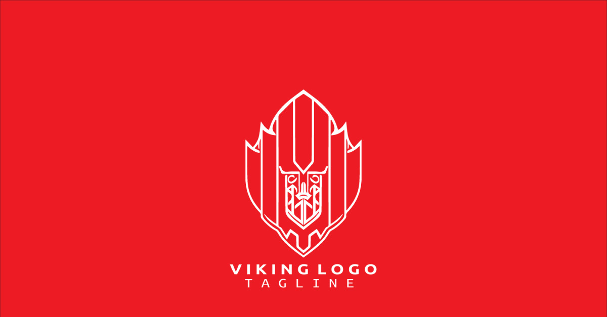 Viking Logo Design Vector Template V5 - TemplateMonster