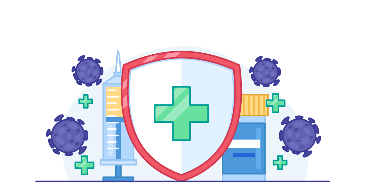 Immune System Vector Illustration #381943 - TemplateMonster