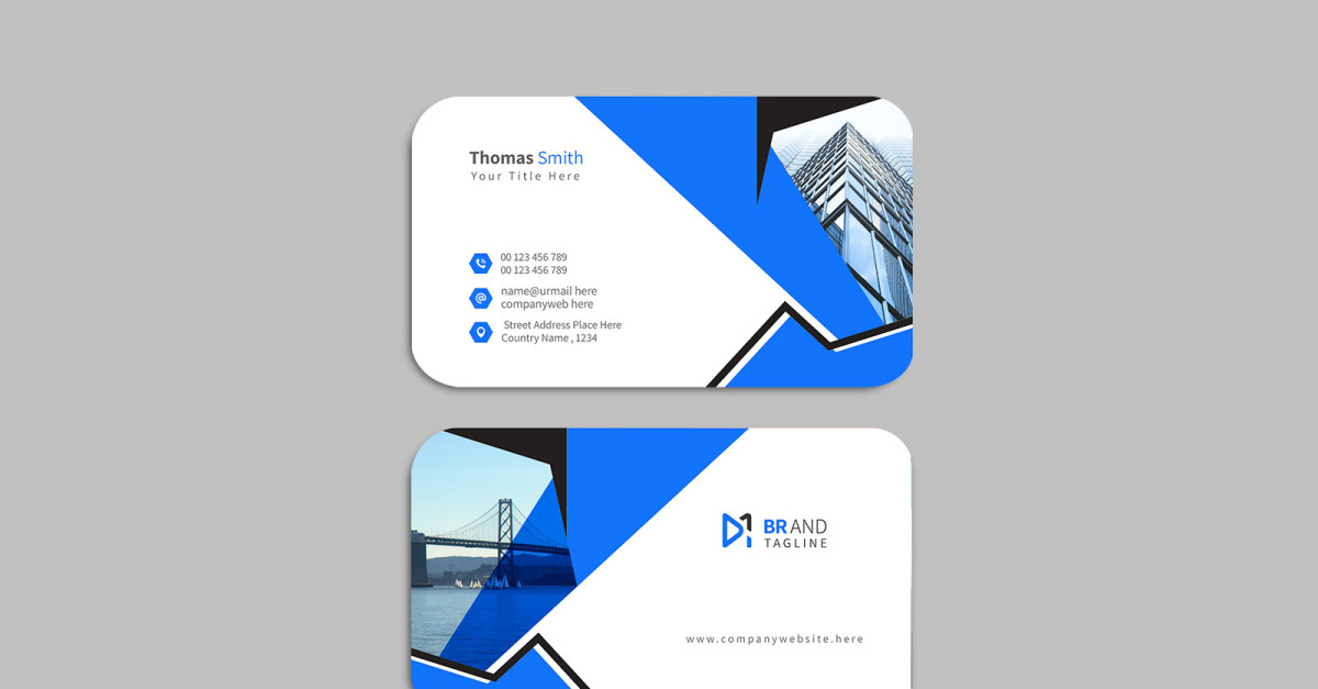 Creative and modern - name card design template